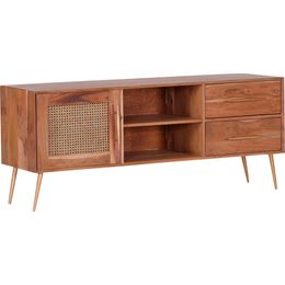 Lowboard GUTMANN FACTORY "Bonnie" Sideboards Gr. B/H/T: 145 cm x 60 cm x 40 cm, 2, beige (natur) Lowboards