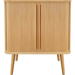 Highboard WOODMAN "Rove" Sideboards Gr. B/H/T: 83 cm x 94,5 cm x 40 cm, beige (natur) Highboards