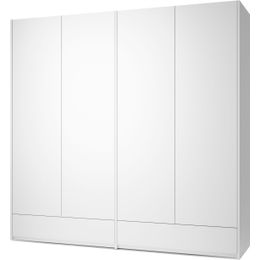 Müllermöbel Kleiderschrank MÜLLER SMALL LIVING "Modular Plus Variante 4" Schränke Gr. H/T: 221 cm x 60 cm, 4 St., weiß Textil-Kleiderschränke