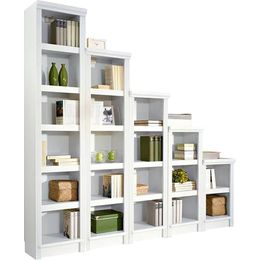 Bibliothek Home Affaire "Soeren Stege" Regale Gr. B/H/T: 200 cm x 185 cm x 29 cm, 20 St., beige (cremeweiß) Home Affaire