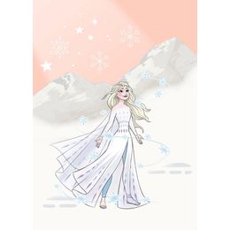 Komar Vliestapete "Frozen Winter Magic" Tapeten Gr. B/L: 200 m x 280 m, Rollen: 1 St., rot (rot, weiß, grau) Vliestapeten