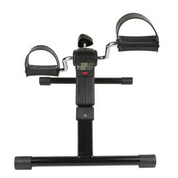 WYCTIN - Heimtrainer mit LCD-Display Mini-Bike für Training von Armen und Beinen schwarz