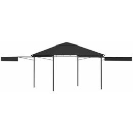 Pavillon Familienzelt Zelt für Camping/Markt/Festival Gartenpavillon mit Doppelt Erweiterten Dächern 3x3x2,75 cm 180 g/m² XDGN873640 MAISONCHIC