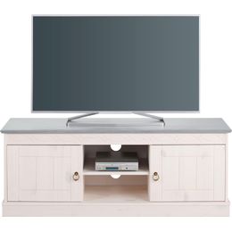 TV-Board Home Affaire "Indra" Sideboards Gr. B/H/T: 120 cm x 45 cm x 40 cm, grau (weiß, grau) TV-Lowboards