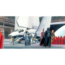 Komar Vliestapete "Star Wars Classic RMQ Death Star Shuttle Dock" Tapeten Gr. B/L: 500 m x 250 m, Rollen: 1 St., bunt Vliestapeten
