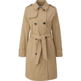 s.Oliver Trenchcoat, doppelte Knopfleiste, für Damen, braun, 42