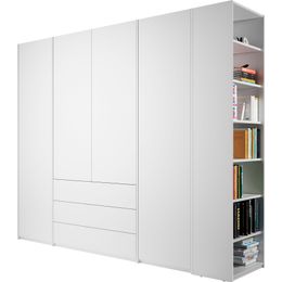 Müllermöbel Drehtürenschrank MÜLLER SMALL LIVING "Modular Plus Variante 5" Schränke Gr. H/T: 221 cm x 60 cm, 4 St., weiß Drehtürenschränke