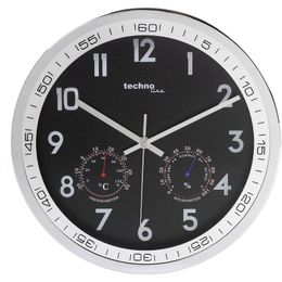 Technoline Wt 7981 Quarz Wanduhr 300 mm x 5 cm Chrom - Techno Line