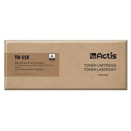 Actis - TH-55X Toner (Ersatz für hp 55X CE255X, Canon CRG-724H Standard 12500 Seiten Schwarz)