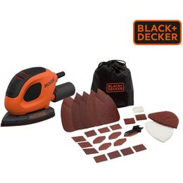 Black & Decker E3/84403 Lijadora De Detalle Mouse 55W Bew230Bc-Qs Black+Decker