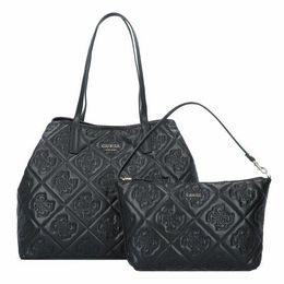 Guess Vikky Shopper Tasche 41 cm black logo