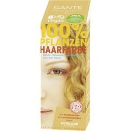 Sante Naturkosmetik Haarpflege Coloration 100% Pflanzen-Haarfarbe-Pulver Bronze