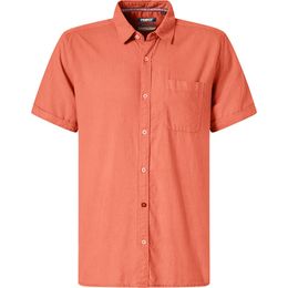 Pioneer® Freizeithemd, Regular Fit, Kurzarm, Kent-Kragen, für Herren, orange, XXL