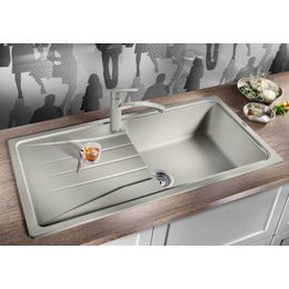 Blanco Einbauspüle "SONA XL 6 S" Küchenspülen Gr. beidseitig, weiß Küchenspülen