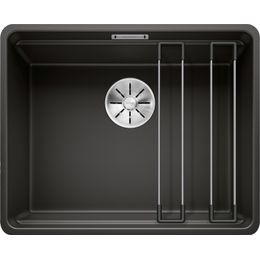Blanco Granitspüle "ETAGON 500-F" Küchenspülen Gr. beidseitig, schwarz Küchenspülen