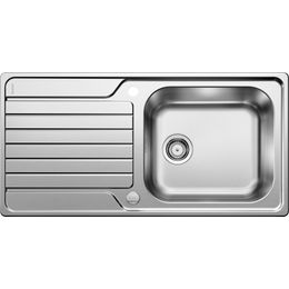 Blanco Edelstahlspüle "DINAS XL 6 S" Küchenspülen Gr. beidseitig, grau (edelstahl) Küchenspülen