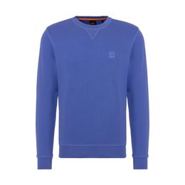 Sweatshirt BOSS Orange "Westart" Gr. XXL, lila (525_bright_purple) Herren Sweatshirts