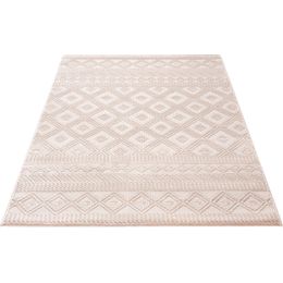 Teppich Sehrazat "Luxury 6700" Teppiche Gr. B/L: 160 cm x 230 cm, 13 mm, 1 St., beige (dunkelbeige) Esszimmerteppiche
