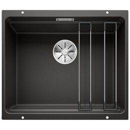 Blanco Granitspüle "ETAGON 500-U" Küchenspülen Gr. beidseitig, schwarz Küchenspülen