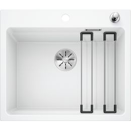 Blanco Granitspüle "ETAGON 6" Küchenspülen Gr. beidseitig, weiß Küchenspülen