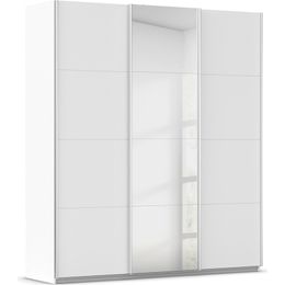 Schwebetürenschrank Rauch "Kleiderschrank Schrank Garderobe AGORDO mit Dekor- oder Hochglanzfront" Schränke Gr. B/H/T: 203 cm x 229 cm x 62 cm, 3 St., weiß (alpinweiß) Schwebetürenschränke und Schiebetürenschränke Bestseller