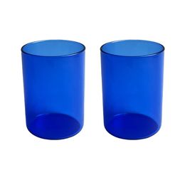 Design Letters - The Mute Favourite Trinkglas, blau (2er-Set)