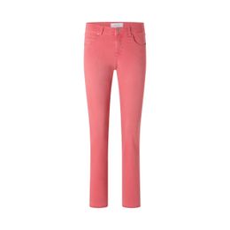 Straight-Jeans Angels "CICI" Gr. 46, Länge 28, orange (coral used) Damen Jeans Röhrenjeans