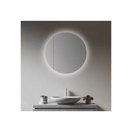 Talos Spiegelschrank Picasso Style, weiß, Ø 60cm, Rahmen aus hochwertiger Aluminiumlegierung, weiß