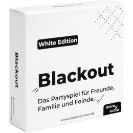 Spiel, Partyspiel Blackout Weiße Edition, Made in Europe, bunt