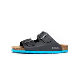 Bayton Pantolette 'Atlas' Jungen Gr&ouml;&szlig;e 28 grau / schwarz