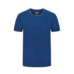 Fynch-Hatton T-Shirt in Strickoptik aus Baumwolle mit Leinen