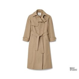 Tchibo NAH/STUDIO Trenchcoat | recycelte Baumwolle - Braun - Gr.: 36