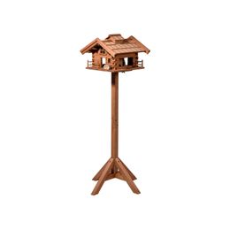 Dobar Vogelfutterhaus »Tirol«, inkl. Standfuß, H 117 cm, aus Holz