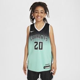 Sabrina Ionescu New York Liberty 2023 Rebel Edition Nike Dri-FIT WNBA Swingman Trikot für ältere Kinder (Jungen) - Grün