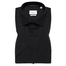 Eterna COMFORT FIT Original Shirt in schwarz unifarben, schwarz, 44