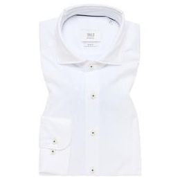Eterna SLIM FIT Soft Luxury Shirt in weiß unifarben, weiß, 42