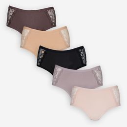 TK Maxx 5er-Pack mehrfarbige High Waist Slips