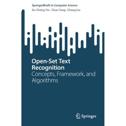 Springer Open-Set Text Recognition - Xu-Cheng Yin, Chun Yang, Chang Liu, Kartoniert (TB)