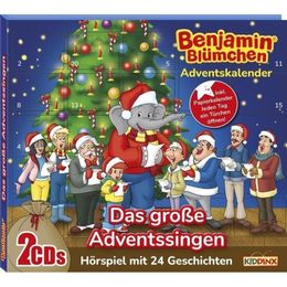 Benjamin Blümchen - Adventskalender: Das große Weihnachtssingen,1 Audio-CD - Benjamin Blümchen (Hörbuch)