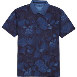 Garcia T-Shirt, Baumwolle, Logo-Patch, für Herren, blau, S