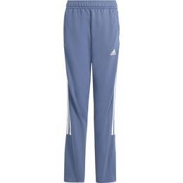 Adidas Trainingshose, Gummibund, Seitentaschen, für Kinder, blau, 152