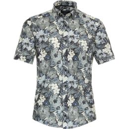 Casamoda Freizeithemd, Regular Fit, Kurzarm, Button-Down-Kragen, für Herren, blau, XL