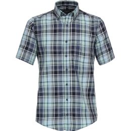Casamoda Freizeithemd, Kurzarm, Button-Down-Kragen, für Herren, blau, XL