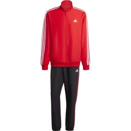 Adidas Trainingsanzug, Reißverschluss, Langarm, für Herren, rot, M