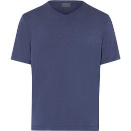 Hanro Casual T-Shirt, V-Ausschnitt, für Herren, blau, XXL
