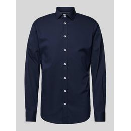 s.Oliver BLACK LABEL Tailored Fit Business-Hemd mit Kentkragen