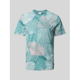 s.Oliver RED LABEL T-Shirt mit Allover-Print Modell 'Big Coral'