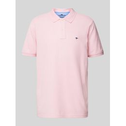 Fynch-Hatton Poloshirt mit Logo-Stitching