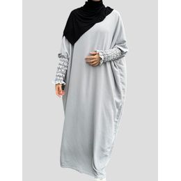 Aymasal Maxikleid Abaya Aliyah Schmetterling Kleid Kaftan Islamische Gebetskleidung Eid breiter Schnitt