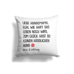 22Feels Dekokissen Hundemama Geschenk Frauchen Hund Deko Frauen Hundeliebe Couch Welpe